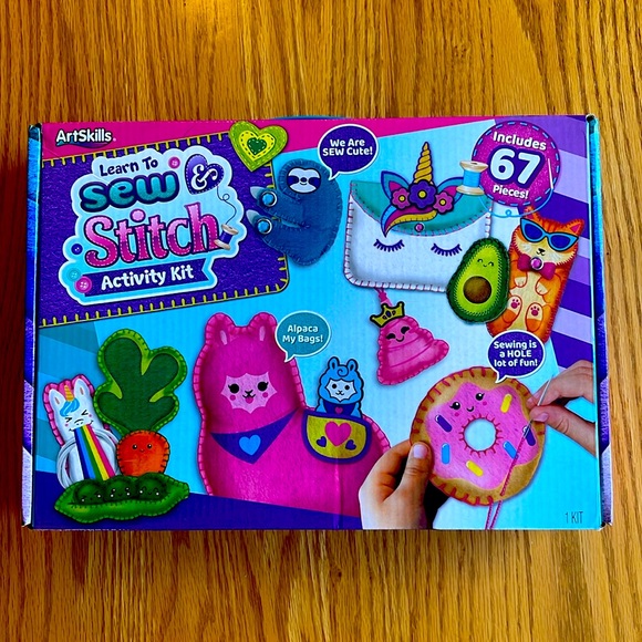 Toys | Nwt Learn To Sew Stitch Activity Kit | Poshmark